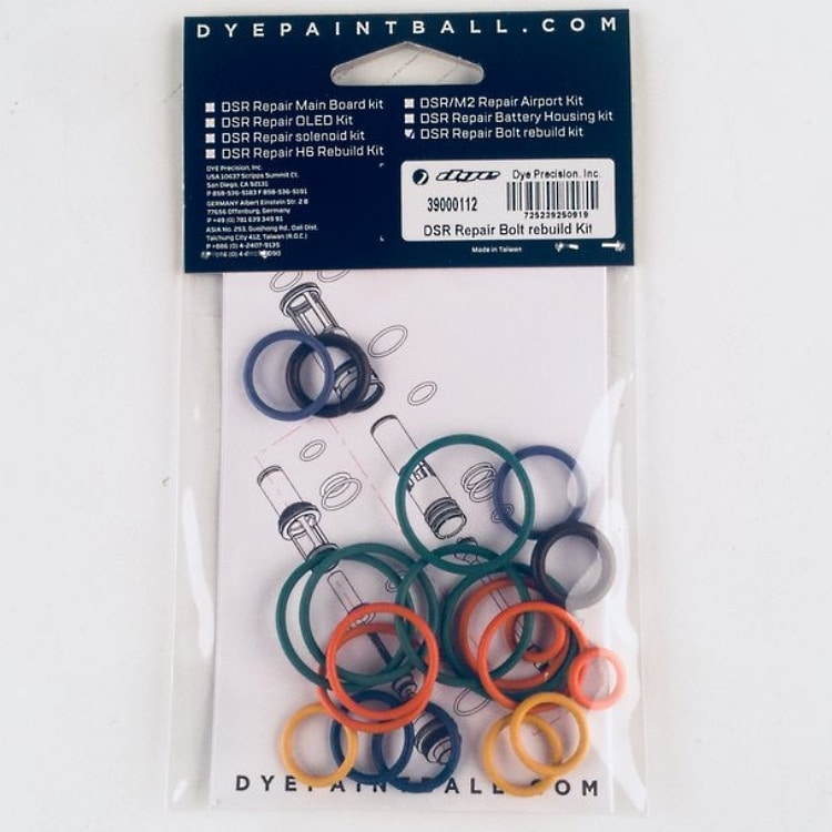 Dye DSR Bolt Repair Kit / O-Ring Set für den Bolzen - Sichern Sie sich ...